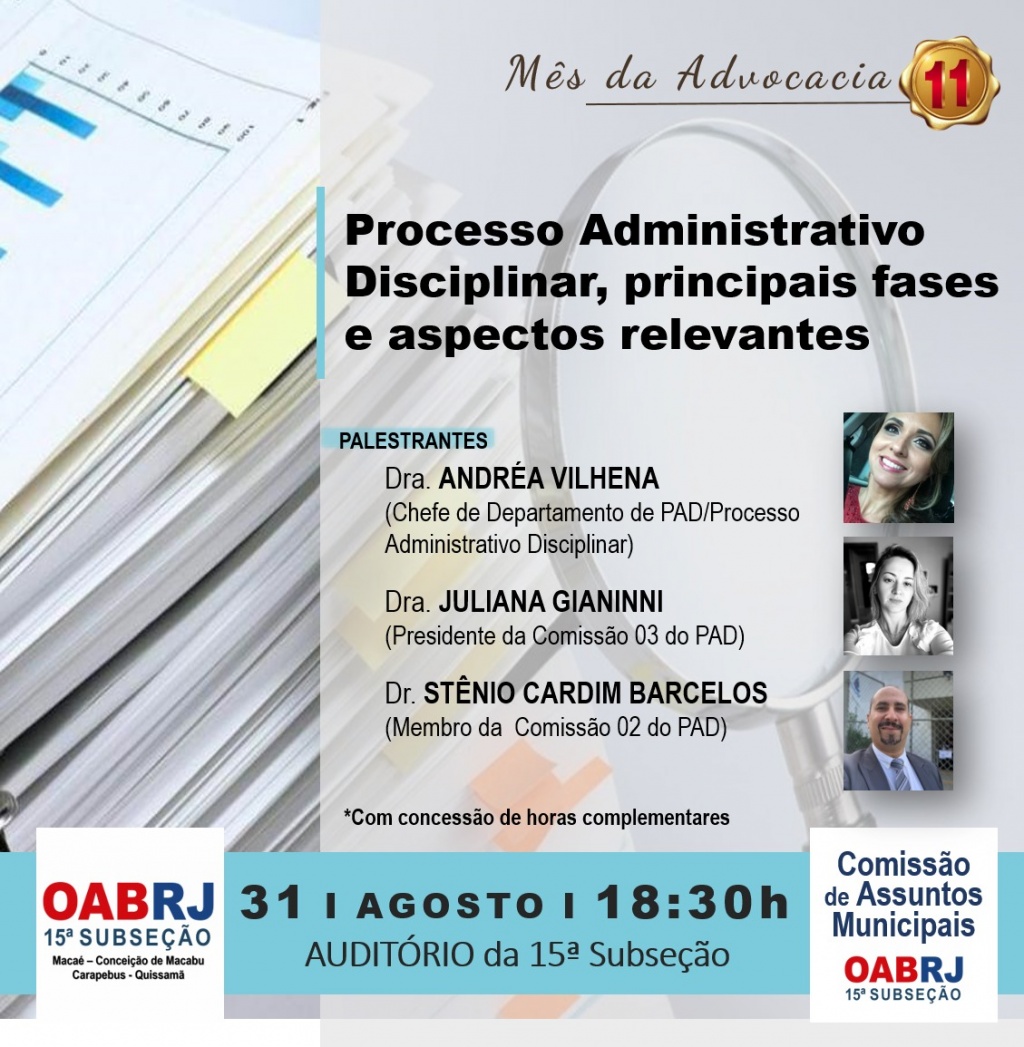 PROCESSO ADMINISTRATIVO DISCIPLINAR: principais fases e aspectos ...