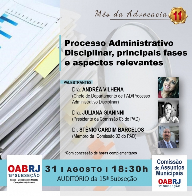 PROCESSO ADMINISTRATIVO DISCIPLINAR: principais fases e aspectos ...